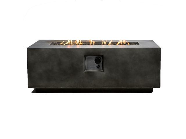 Click here for Concrete Propane Outdoor Fire Pit Table (Charcoal) prices