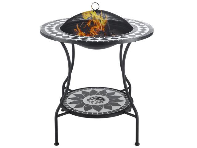 Click here for 30 Outdoor Fire Pit Dining Table  3-in-1 Round Woo... prices