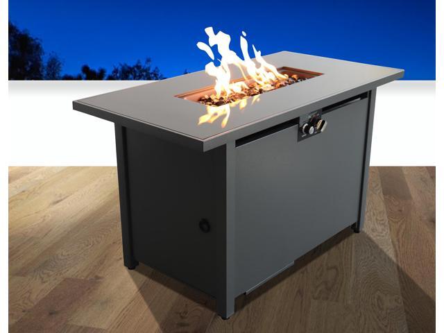 Click here for 25 H x 42 W Steel Outdoor Fire Pit Table with Lid... prices