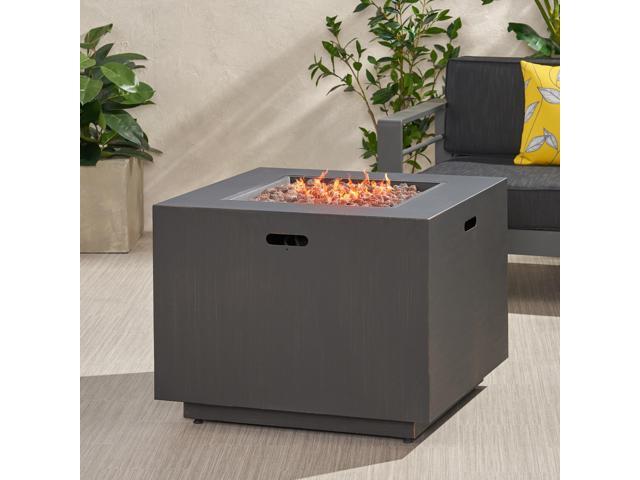 Click here for 33 Outdoor Iron Square Propane Fire Pit  Tank Insi... prices