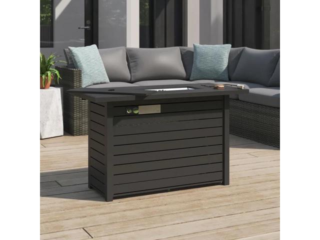 Click here for 25 H x 42 W Steel Outdoor Fire Pit Table with Lid... prices