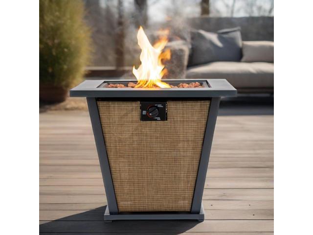 Click here for 28 Propane Gas Fire Pit Table  50000 BTU Square St... prices