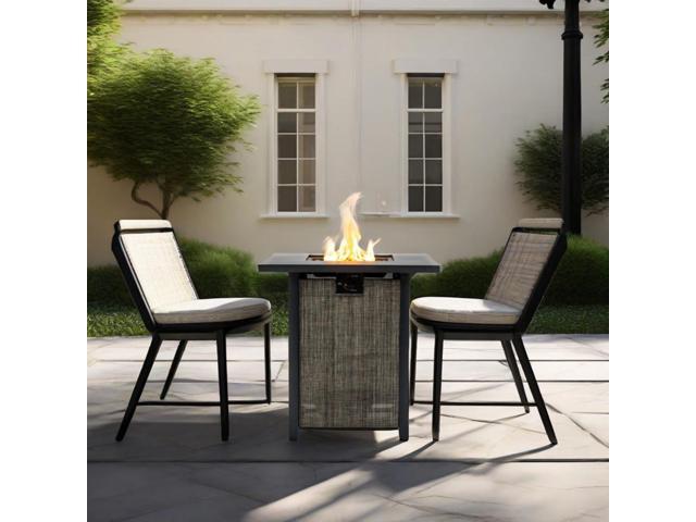 Click here for 28 Propane Gas Fire Pit Table  50000 BTU Square St... prices