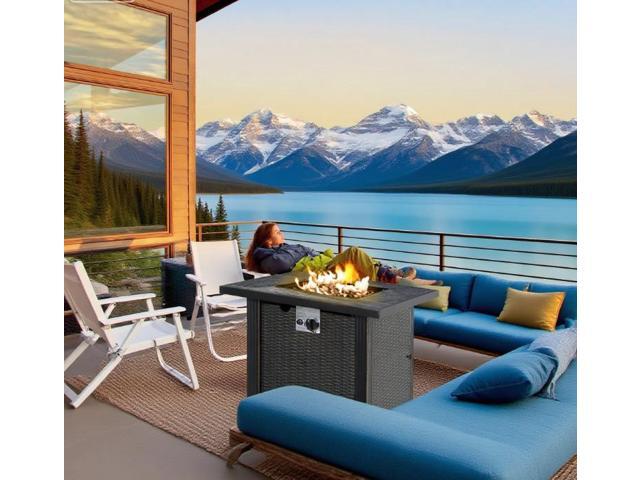 Click here for Outdoor Propane Gas Fire Pit Table  Auto-Ignition... prices