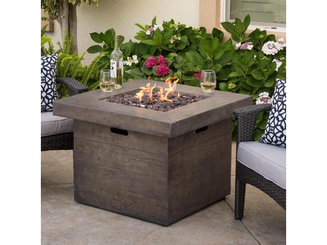 Click here for ANCHORAGE 32 WOOD SQUARE MGO FIRE PIT BROWN - 40 0... prices