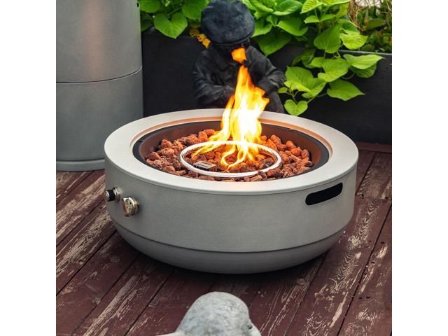 Click here for 24 Propane Gas Fire Pit Bowl  50000 BTU Round Stee... prices