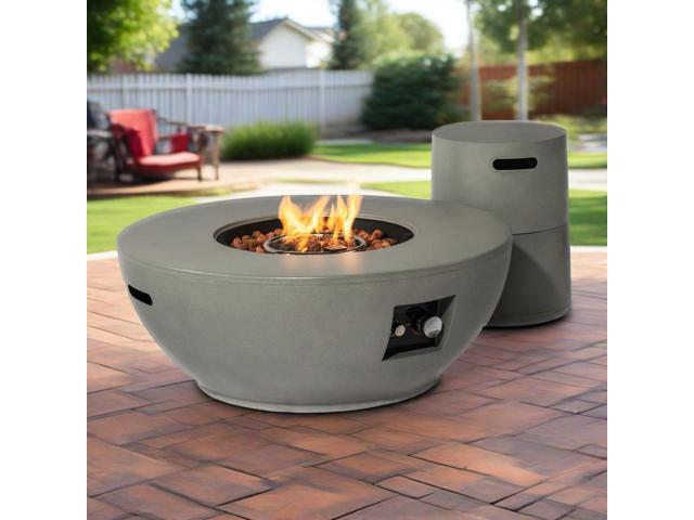 Click here for 36 Propane Gas Fire Pit Table 2-Pieces  50000 BTU... prices