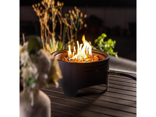 Click here for 15 Propane Tabletop Gas Fire  40000 BTU Round Stee... prices