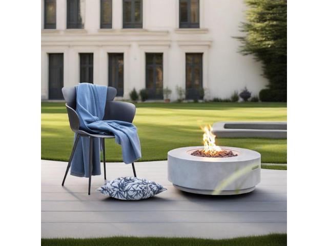 Click here for 30 Propane Gas Fire Pit Table  50000 BTU Round Con... prices