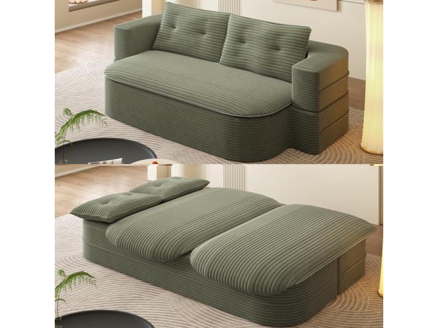 Click here for 78.7 Modern 2-in-1 Foldable Sofa with Functional B... prices