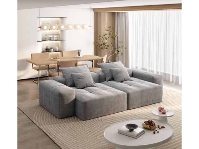 Click here for Modern Oversized Modular Sectional Sofa with 2 cha... prices