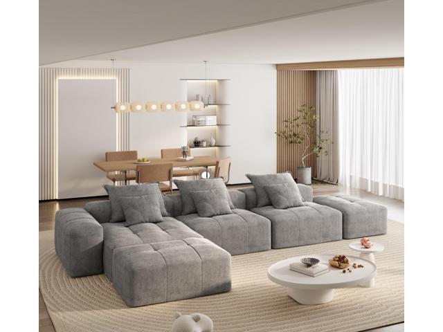 Click here for Modern Oversized Modular Sectional Sofa Sparkling... prices