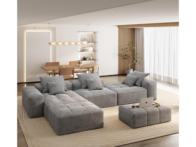 Click here for Modern Oversized Modular Sectional Sofa Sparkling... prices