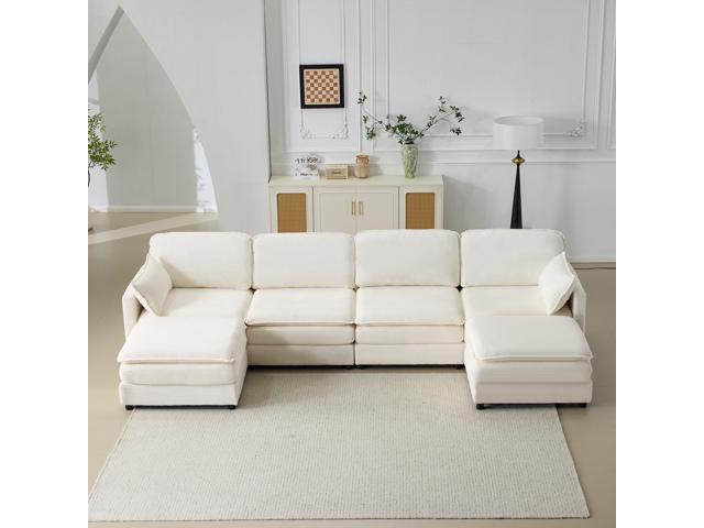 Click here for 136 Plush Cloud 3-seater Sofa: Modular 4-seater So... prices