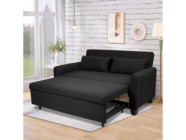 Click here for Extra-large 61-inch 2-in-1 fabric sofa bed  double... prices