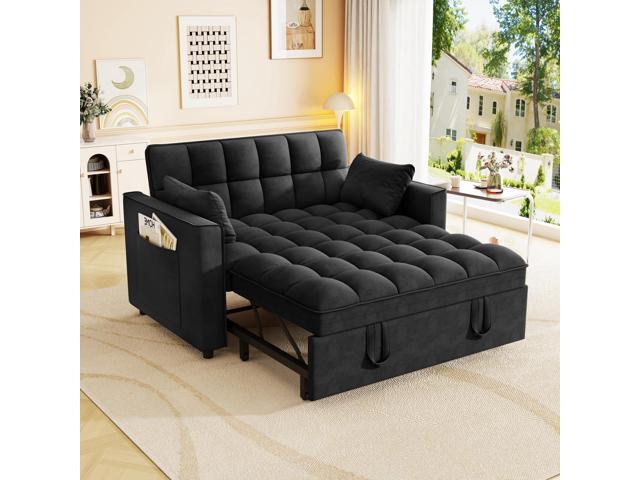 Click here for Sleeper Sofa Couch w/Pull Out Bed  Modern Velvet C... prices