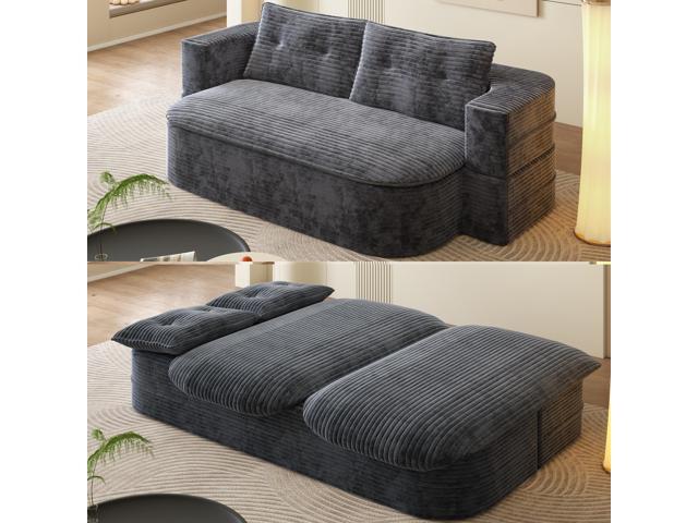 Click here for 78.7 Modern 2-in-1 Foldable Sofa with Functional B... prices