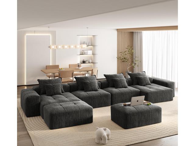 Click here for Modern Oversized Modular Sectional Sofa Sparkling... prices