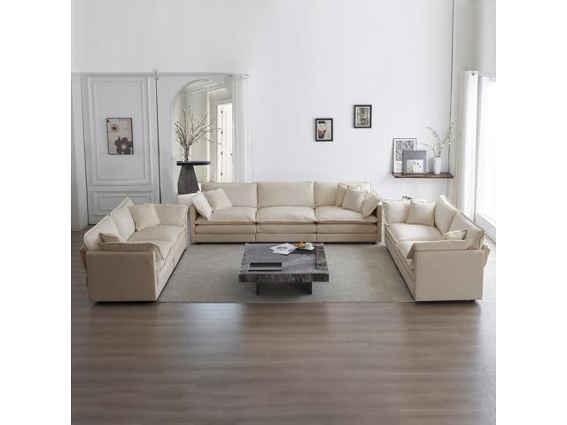 Click here for 3 Piece Sofa Set Oversized Sofa Comfy Sofa Couch... prices