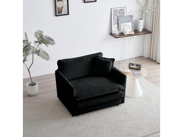 Click here for Comfy Deep Single Seat Sofa Upholstered Reading Ar... prices