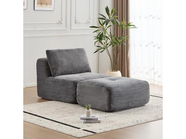 Click here for Modern Memory Foam Compressed Sofa Single Chaise L... prices