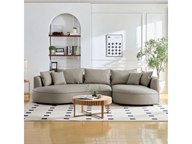 Click here for Modern Sectional curved Sofa Couch for Living Room... prices