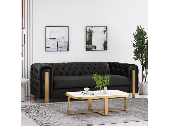 Click here for Mirod Comfy 3-seat Sofa with Tufted Back and Arm... prices