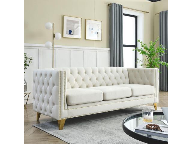 Click here for {Contact us for 3D modeling} Velvet Sofa for Livin... prices