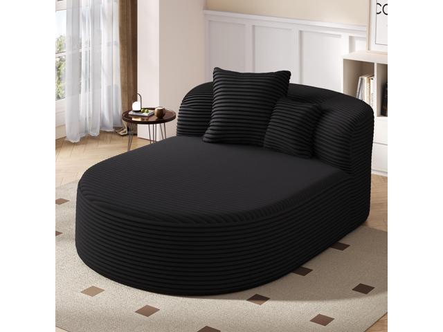 Click here for Modern Chaise Lounge Sofa Boneless Couch 51.6 Sofa... prices