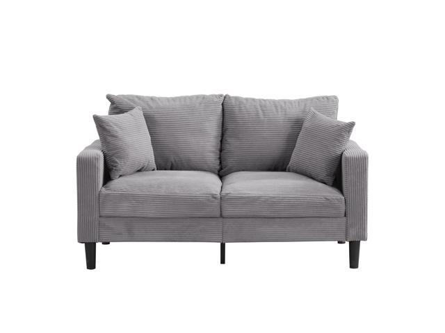 Click here for 57  High Resilience Loveseat Sofa  Wooden Frame 2... prices