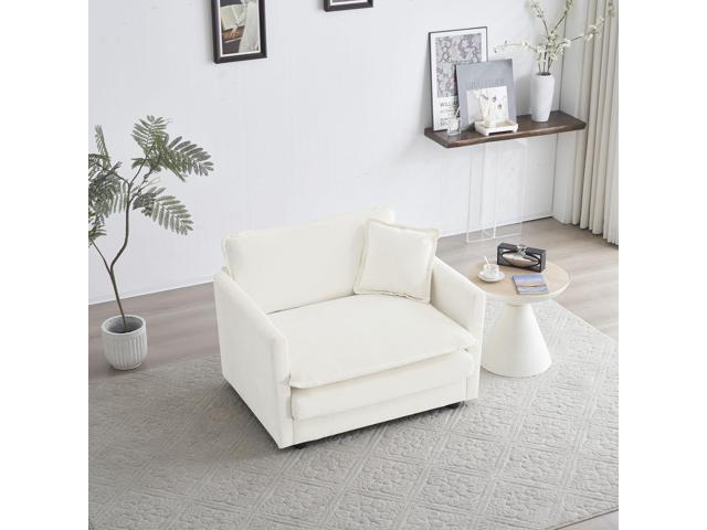 Click here for Comfy Deep Single Seat Sofa Upholstered Reading Ar... prices