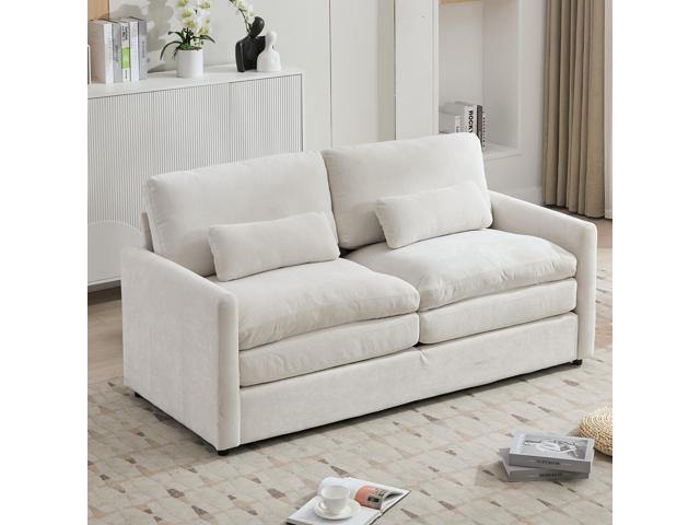 Click here for 68.1 Cozy Upholstered Loveseat Sofa Oversized Comf... prices