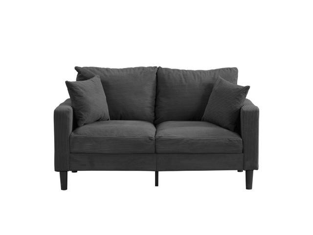 Click here for 57  High Resilience Loveseat Sofa  Wooden Frame 2... prices