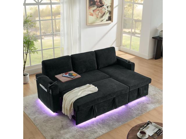 Click here for Modern Chenille Multi-functional Pull-Out Bed Sofa... prices