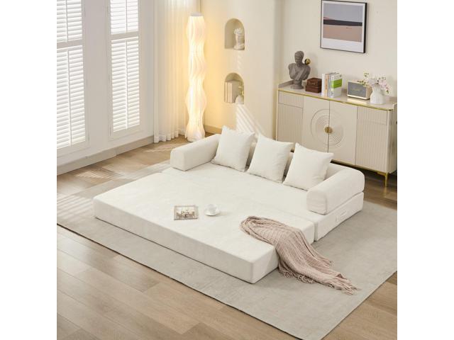 Click here for Comfy Convertible Folding Mattress Couch  Floor So... prices