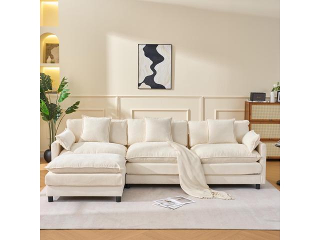 Click here for 108 L Shaped Modern Sofa Modular Sectional Cloud C... prices