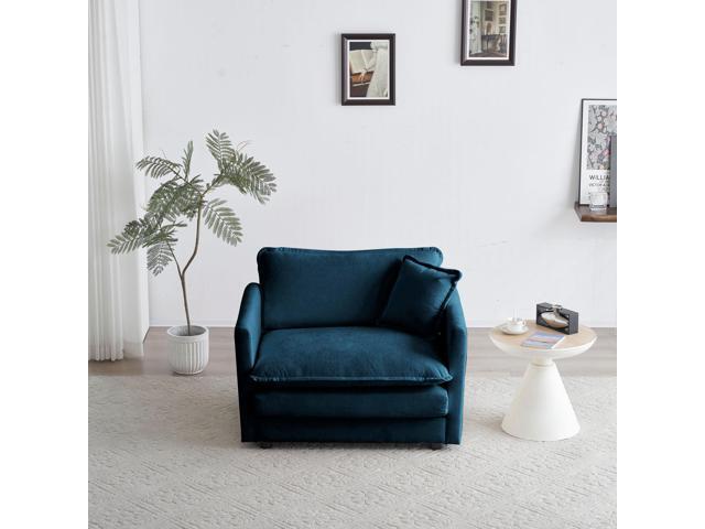 Click here for Comfy Deep Single Seat Sofa Upholstered Reading Ar... prices