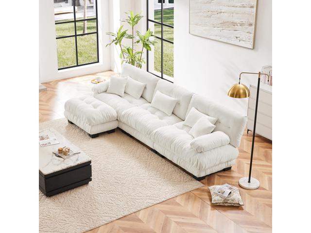 Click here for Luxury Modular Sectional Sofa Couch Oversized L Sh... prices