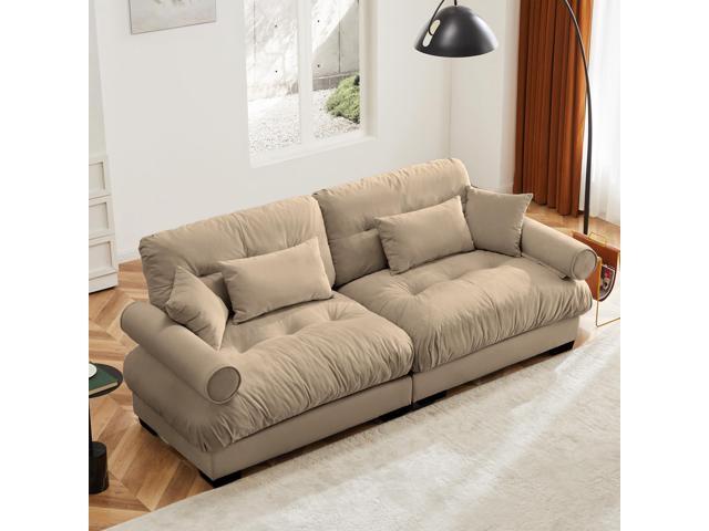 Click here for Large Size Modern Two-seater Sofa with Bolstered A... prices