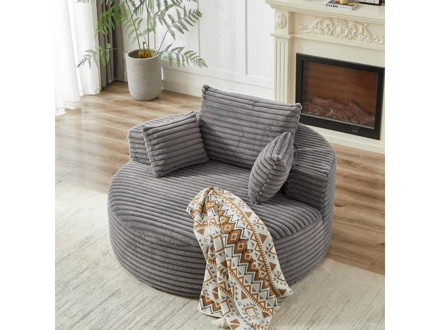 Click here for 55L Corduroy Sponge single sofa No Assembly Requir... prices