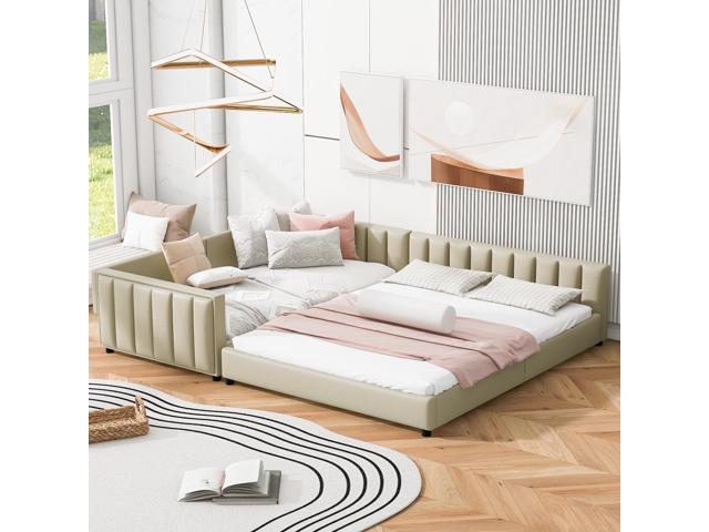 Click here for Queen Size & Twin XL Size Upholstered Platform Bed... prices