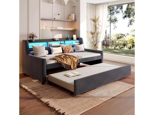 Click here for Twin Size Daybed with Trundle  Upholstery Daybed w... prices