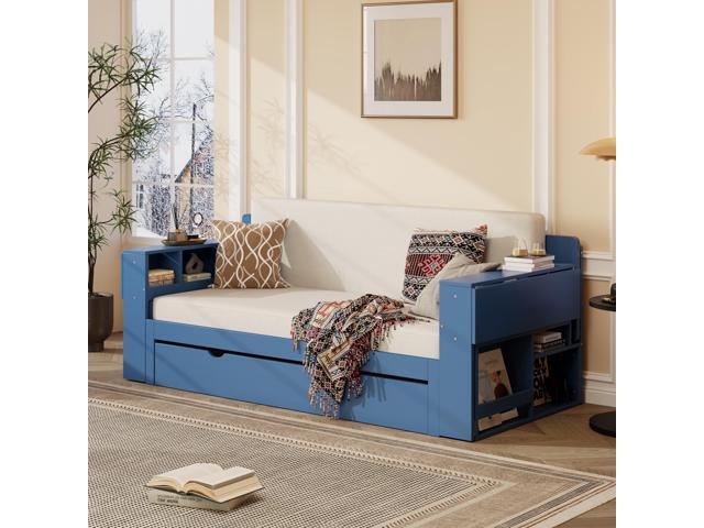 Click here for Queen Size Daybed with Removable Desk  Storage Dra... prices