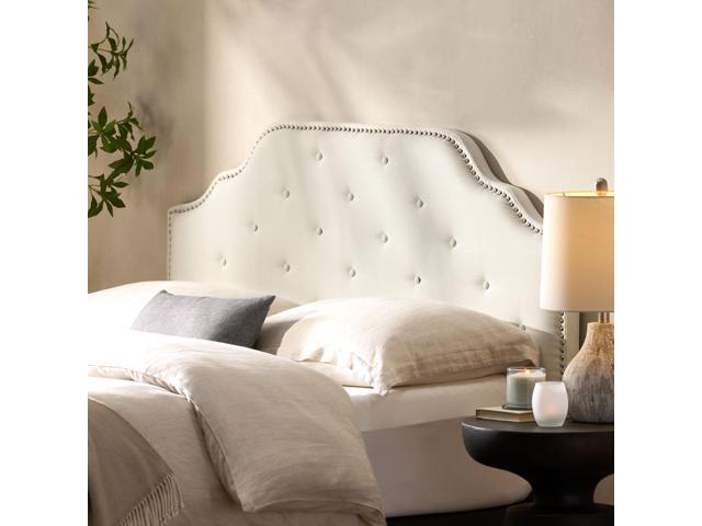 Click here for Tufted Upholstered Headboard Queen Size  Solid Woo... prices