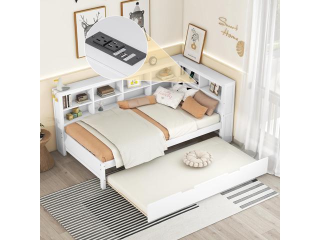 Click here for Wooden Twin Size DayBed with Twin Trundle  DayBed... prices