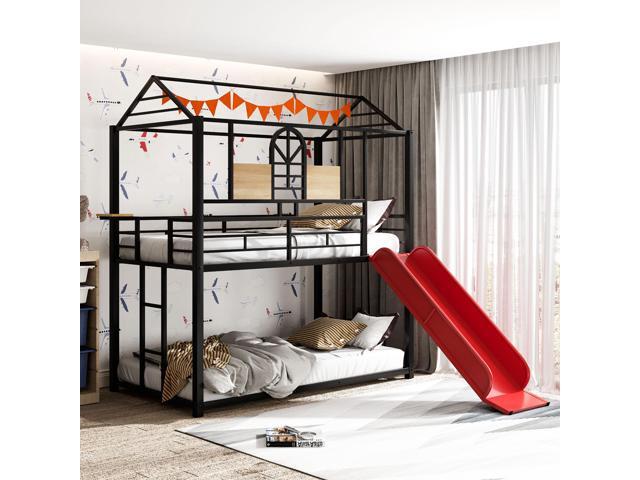 Click here for Twin Over Twin Metal Bunk Bed Metal Housebed With... prices