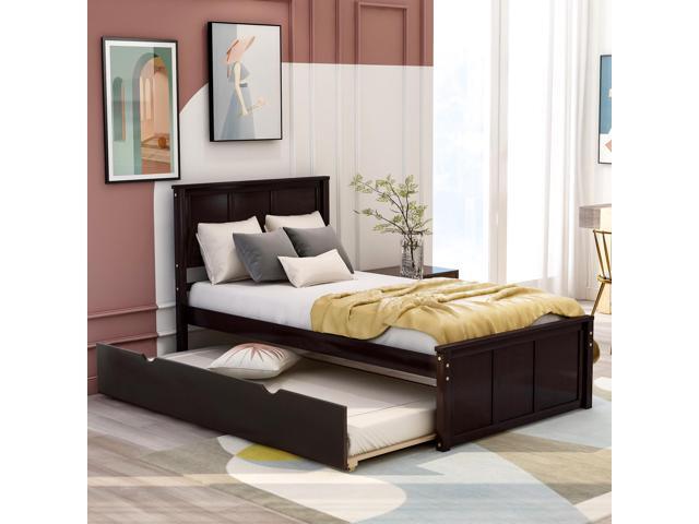 Click here for Platform Bed with Twin Size Trundle  Twin Size Fra... prices