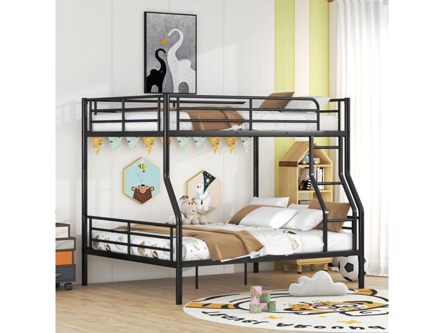 Click here for Full XL Over Queen Metal Bunk Bed  Black prices