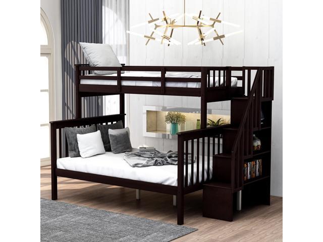 Click here for Stairway Twin-Over-Full Bunk Bed with Storage and... prices