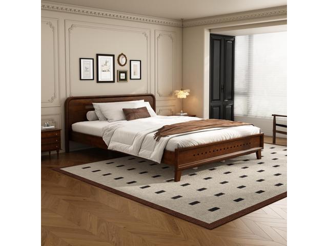 Click here for PINE SOLID WOOD QUEEN SIZE BED  SOLID AND STABLE... prices